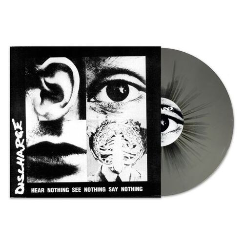 Discharge - Hear Nothing, See Nothing, Say Nothing (Grey/Black Clear V